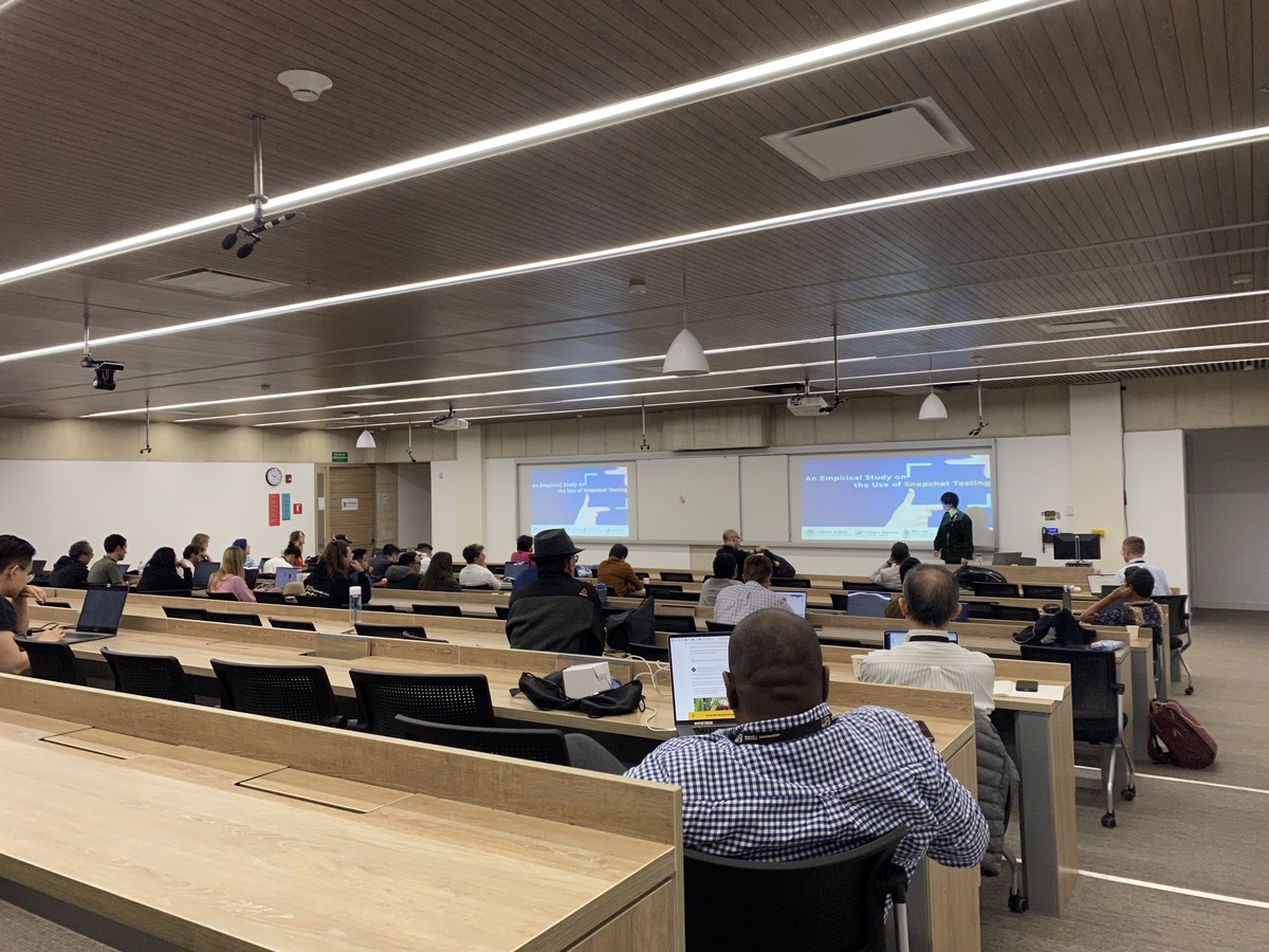 Our internship student Shun Fujita presented his research at ICSME 2023 | SDLab at NAIST