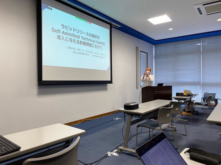 Mr. Horikawa and Ms. Watanabe presented their papers at the SIGSS workshop in Okinawa | SDLab at ...
